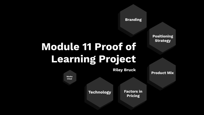 Module 11 Proof of Learning Project by Riley Bruck on Prezi