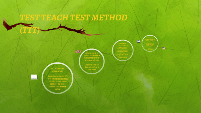 TEST TEACH TEST METHOD by Sharon Martínez on Prezi