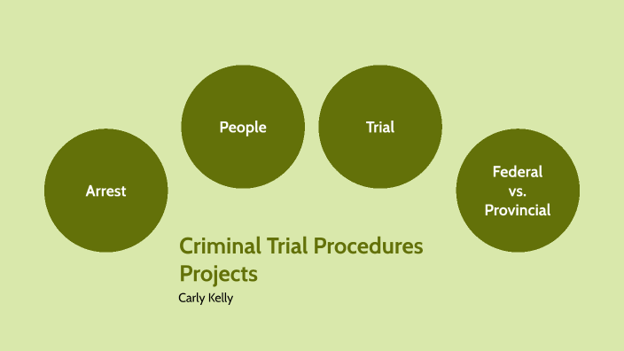 Criminal Trial Procedures Project by Carly Kelly on Prezi