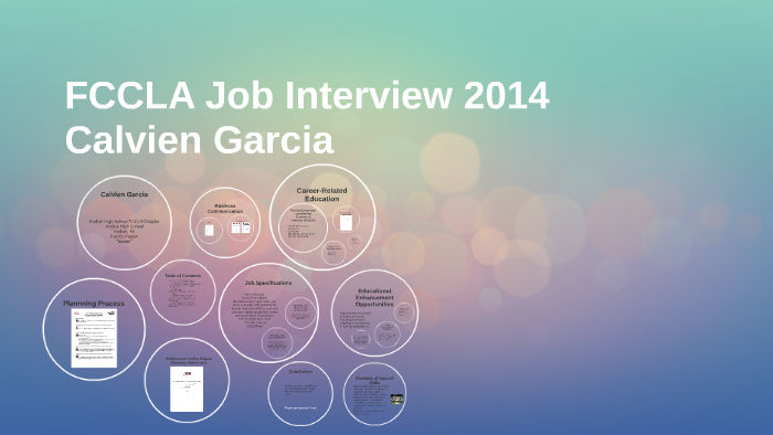 FCCLA Job Interview 2014 by Calvien Garcia on Prezi