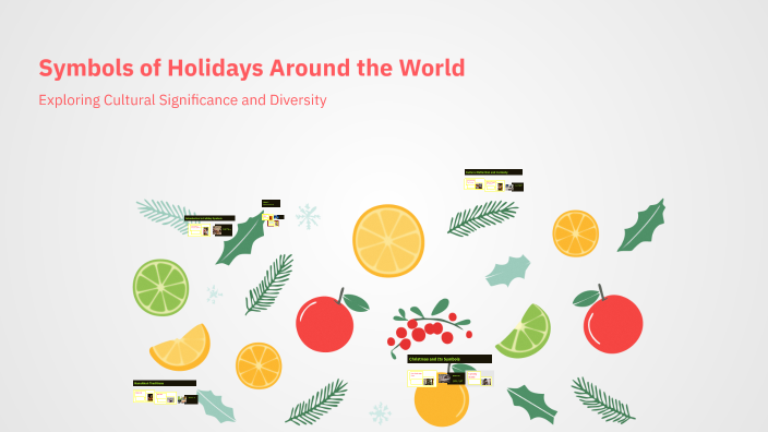 Symbols of Holidays Around the World by Dasha Shumovska on Prezi