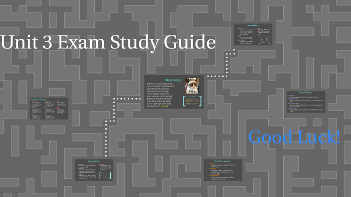 Unit 3 Exam Study Guide by Angelita Reyes on Prezi