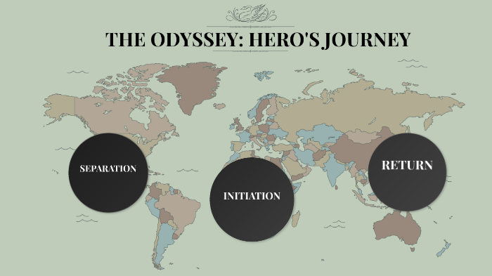 Odyssey Hero's Journey Presentation (template 2) by Nick Neshovski on Prezi