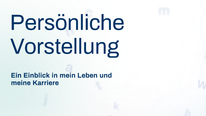 Persönliche Vorstellung by Matthias Döft on Prezi