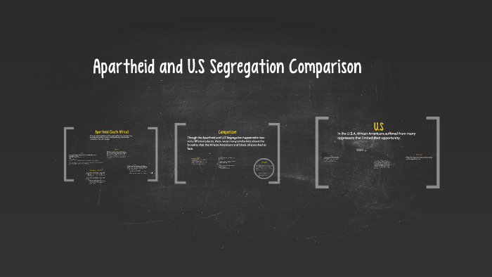 Apartheid and U.S Segregation Comparison by Red Panda on Prezi