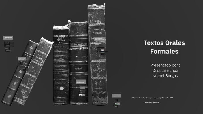 Textos orales formales by Noemi Burgos Bonilla on Prezi