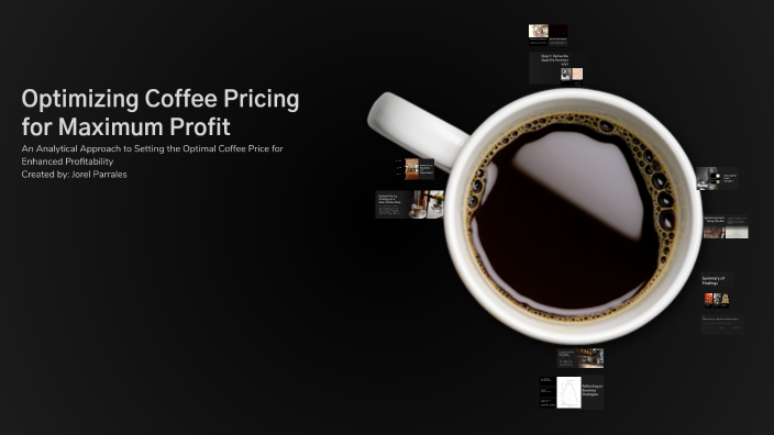 Optimizing Coffee Pricing for Maximum Profit by erika chew on Prezi