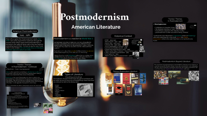 American Postmodernism by Anne Torgersen on Prezi