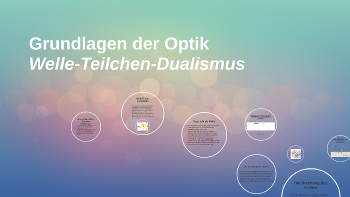 Welle-Teilchen-Dualismus by Simon Hamacher on Prezi