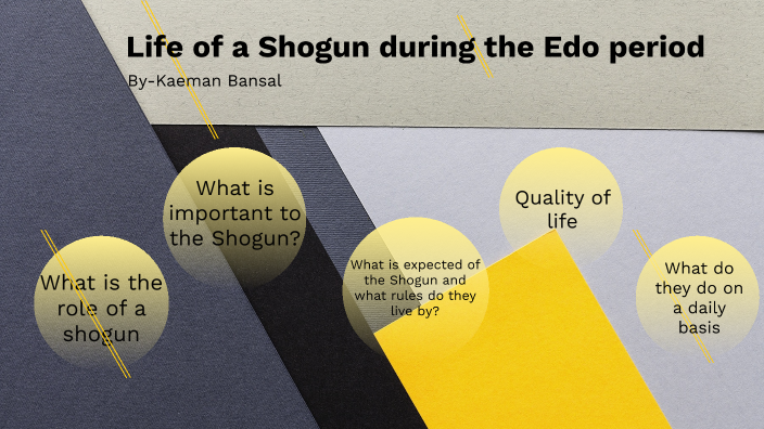 Life of a shogun during the Edo period by Kaeman Bansal on Prezi