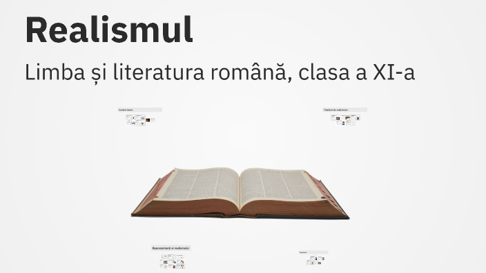 Realismul by FLORIN-MIHAIL STAVRESCU on Prezi