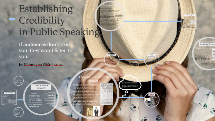 Establishing credibility in Public Speaking by Katarzyna Wiśniewska on ...