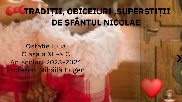 TRADIȚII, OBICEIURI ,SUPERSTIȚII DE SFÂNTUL NICOLAE by Iulia Ostafie on ...