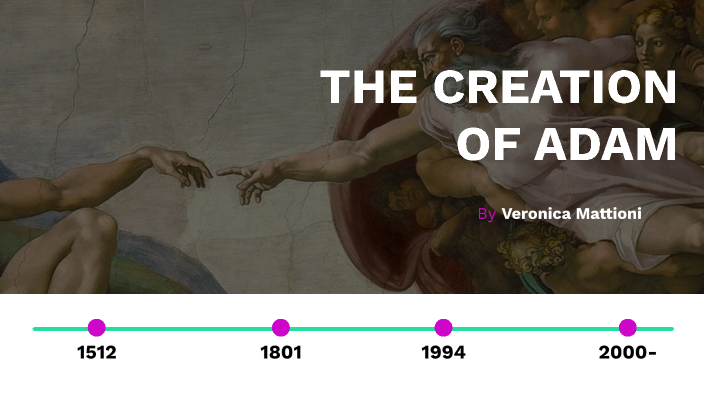 The creation of Adam by Veronica Mattioni