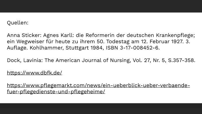 Agnes Karll by Nina Langer on Prezi