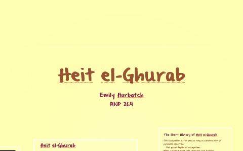 Heit el-Ghurab by Emily Horbatch on Prezi