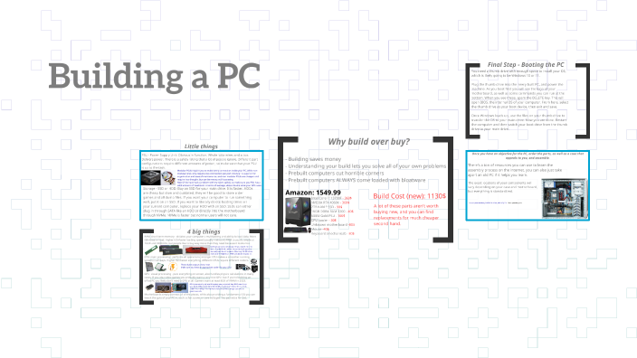 Build a PC by Matthew Rizzo on Prezi