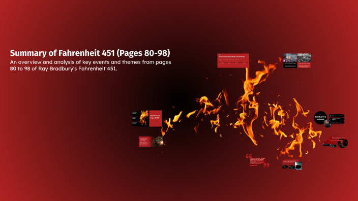 Summary of Fahrenheit 451 (Pages 80-98) by Cole Fletcher on Prezi