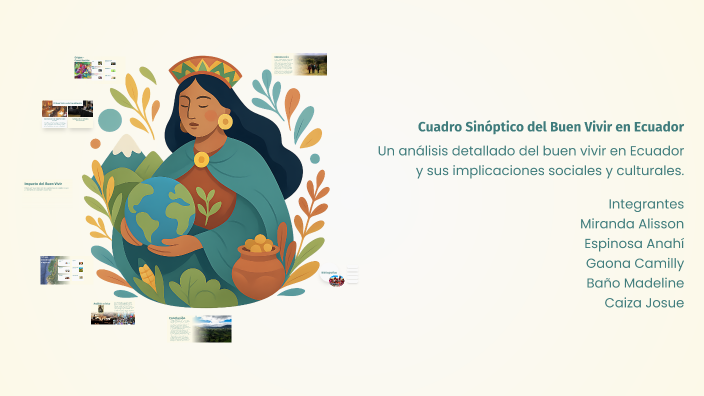 Cuadro Sinóptico del Buen Vivir en Ecuador by Alisson Sarahi Miranda ...