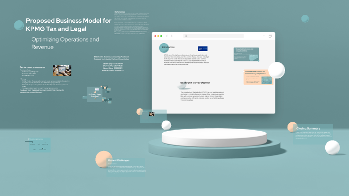 Proposed Business Model for KPMG Tax and Legal by Jayita Tyagi on Prezi