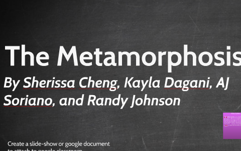 The Metamorphosis Final Performance Task by Sherissa Cheng on Prezi