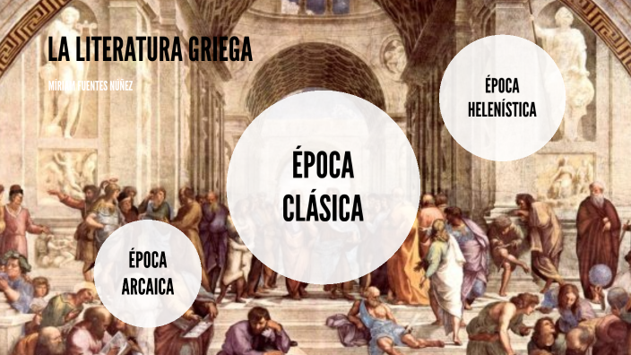 La literatura griega by Miriam Fuentes