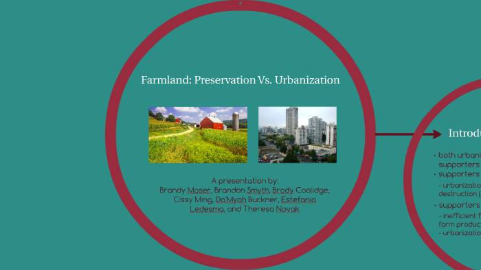 Farmland: Urbanization Vs. Preservation by Da'Myah Buckner on Prezi