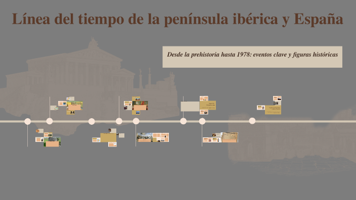 Línea del tiempo de la península ibérica y España by Sergio Maroto ...