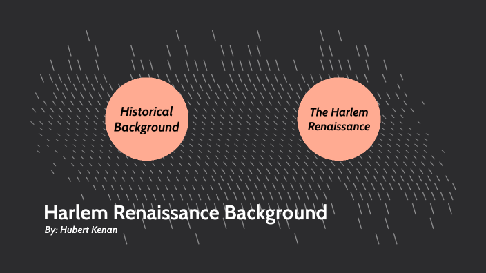 Hubert Huang Kenan Hu - Harlem Renaissance Background by Hubert Huang ...