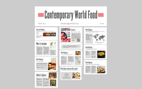 Contemporary World Food by Charlotte Braddick on Prezi
