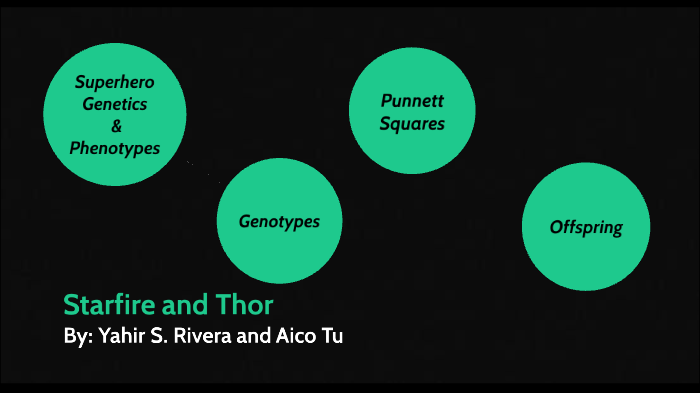 Superhero Genetics - Thor and Starfire by Tu Aico on Prezi