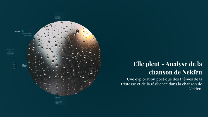 Elle pleut - Analyse de la chanson de Nekfeu by Maria Tassoni on Prezi