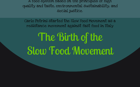 The Slow Food Movement by Mary Besecker