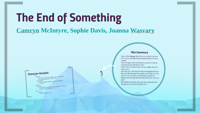 The End of Something by Camryn McIntyre on Prezi
