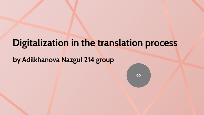 digitalization in the translation process by Назгуль Адилханова