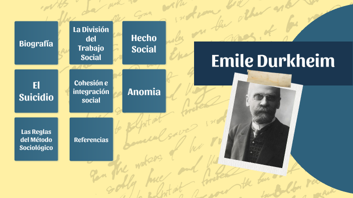 Emile Durkheim by Alberto Balcazar Pimentel on Prezi