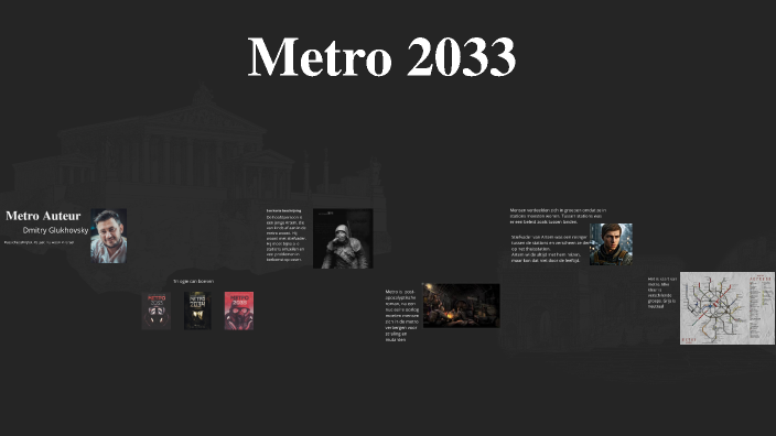 Biography of Metro Author and Trilogy Overview by Максим Мархева on Prezi