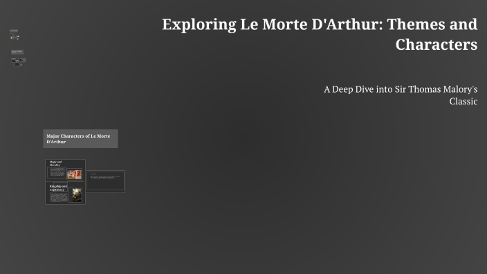 Exploring Le Morte D'Arthur: Themes and Characters by big boi on Prezi