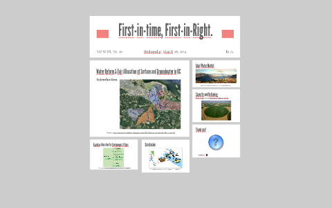 First-in-time, First-in-Right. by Christine Cardinal on Prezi