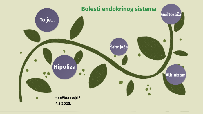 Bolesti endokrinog sistema by Berina Bajrić on Prezi