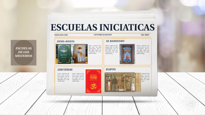 ESCUELAS INICIATICAS by Pablo Bueno on Prezi