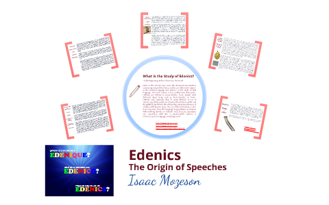 Edenic, The Origin of Speeches by Fernando Aedo on Prezi