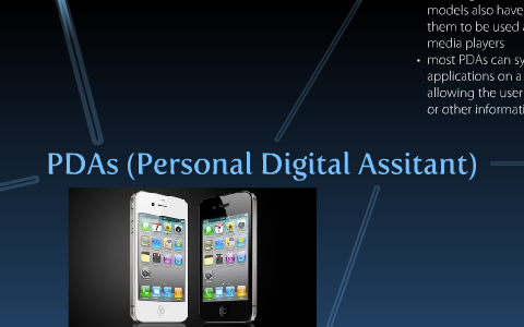 PDAs (Personal Digital Assistant) by Josh Suderman on Prezi