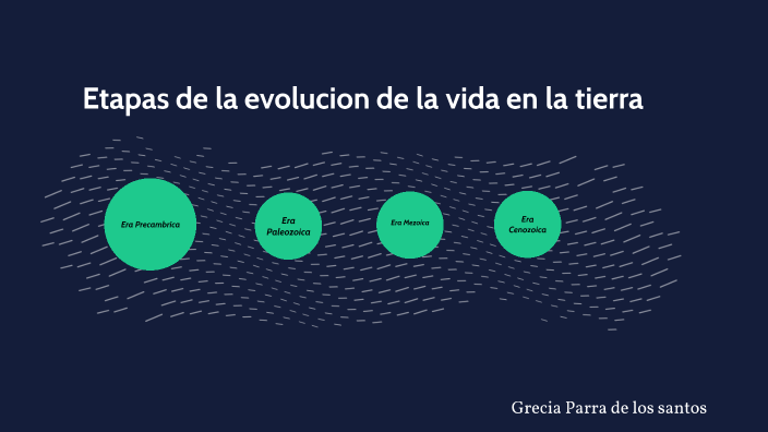 Etapas de la evolución de la vida en la tierra by grecia parra on Prezi