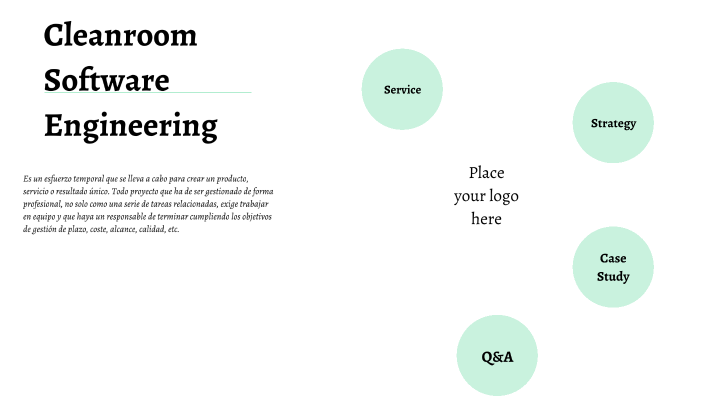 Cleanroom Software Engineering by Kevin Genaro on Prezi