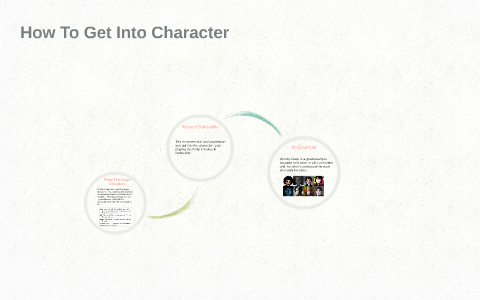How To Get Into Character by Brenda Calderon on Prezi