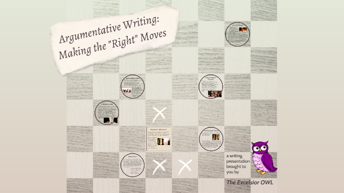 Argumentative Writing: Making the "Right" Moves by Crystal Sands on Prezi