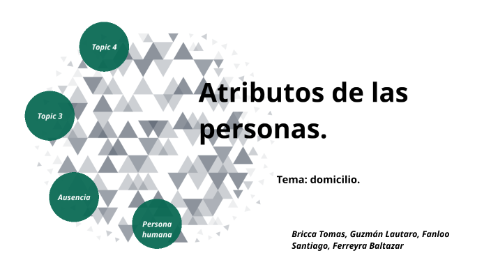ATRIBUTOS DE LAS PERSONAS by BRICCA TOMAS on Prezi