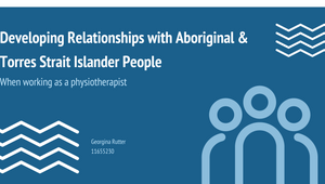 Developing Relationships with Aboriginal & Torres Strait Islander ...