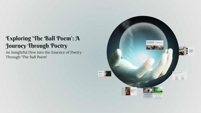 Exploring 'The Ball Poem': A Journey Through Poetry by davis George on ...